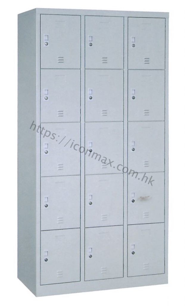 Steel 15-Door Locker – Icon Max